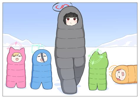 Aris Rio Momoi Midori And Yuzu Blue Archive And More Drawn By Ikurage Namakurage