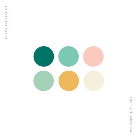 Retro Color Palette With Turquoise And Citrus Accents
