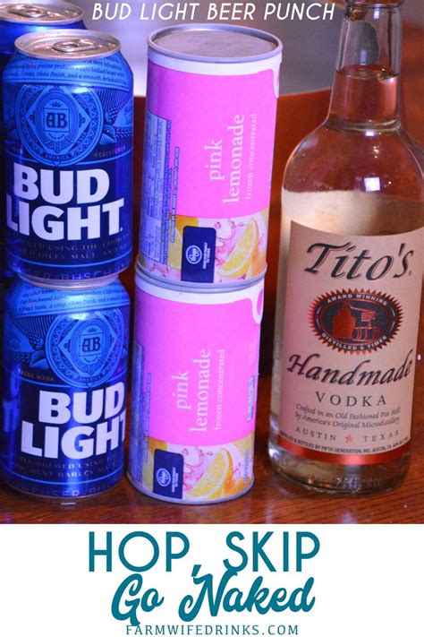 Hop Skip And Go Naked Beer Punch Beer Punch Vodka Lemonade Summer