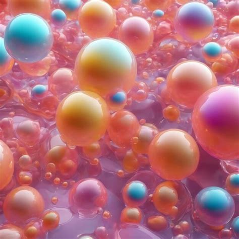 premium ai image abstract 3d art background holographic pastel