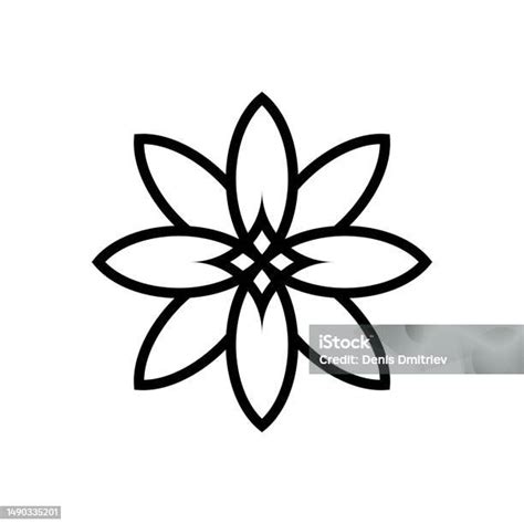 로터스 꽃 벡터 아이콘입니다 조화 평화 명상 휴식의 상징 로고 웹 디자인 사용자 인터페이스 0명에 대한 스톡 벡터 아트 및 기타 이미지 Istock