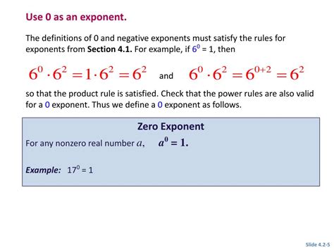 Ppt 4 2 Integer Exponents And The Quotient Rule Powerpoint Presentation Id 2001884