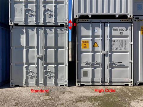 Whats The Difference Between A Standard And High Cube Shipping Container American Trailer