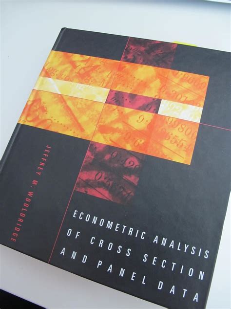 Econometric Analysis Of Cross Section And Panel Data Buy Online At