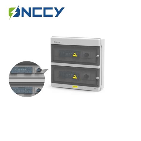 Solar DC Combiner Box Input Output VDC Eletrical Distribution Junction Box Combiner