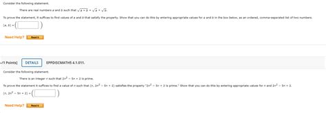 solved consider the following statement there are real