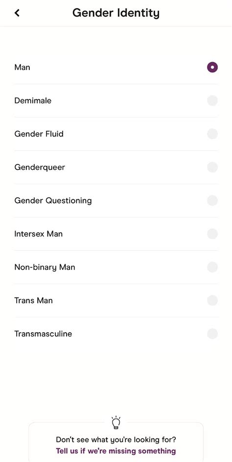 Gender And Sexuality On Profiles Hinge