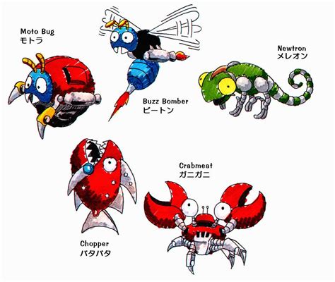 Sonic 1 Enemies