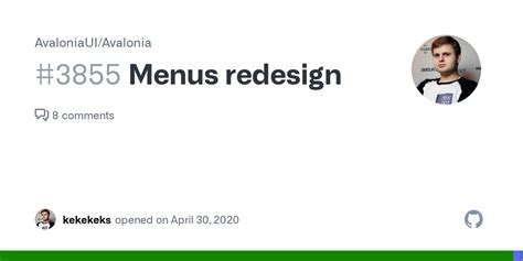 Menus Redesign · Issue 3855 · Avaloniauiavalonia · Github