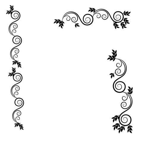 Premium Vector Vector Vector Line Vintage Scroll Items For Ornate Design