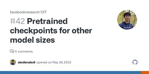 Pretrained Checkpoints For Other Model Sizes · Issue 42