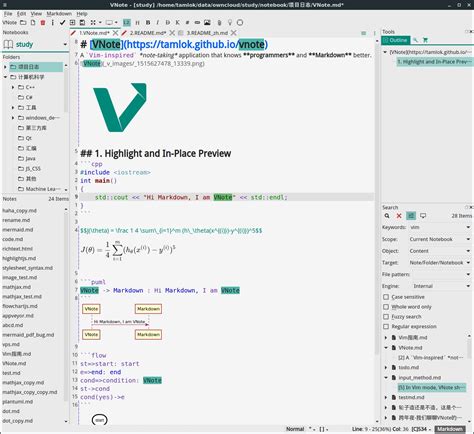 Vnote A Vim Inspired Note Taking Application That Knows Programmers
