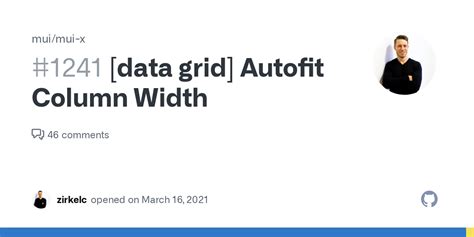 Data Grid Autofit Column Width Issue Mui Mui X Github