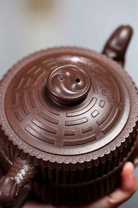 龙头八卦一捆竹蒋爱英 国家级高级工艺美术师 家藏稀有黑星土 320cc 宜人出品