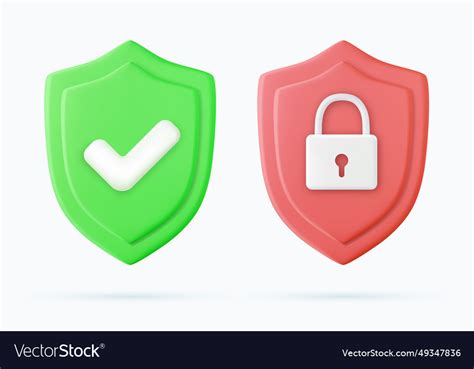 Protection Padlock Abstract Shield Security Vector Image