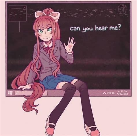 Ddlc Monika 🖊 Personajes De Videojuegos Poses De Figura Undertale Personajes