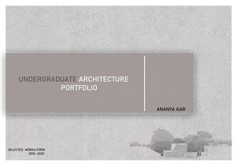 Ananya Kar Undergraduate Portfolio 2018 2021 By Ananya Kar Issuu