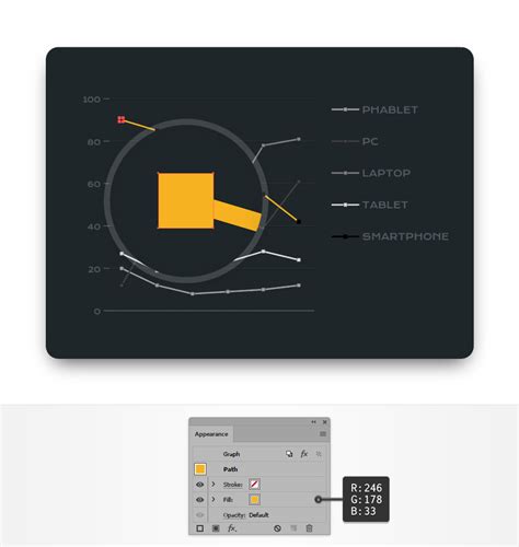 How To Create An Editable Line Chart In Adobe Illustrator Envato Tuts