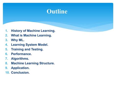 Machine Learning Ppt PPTX