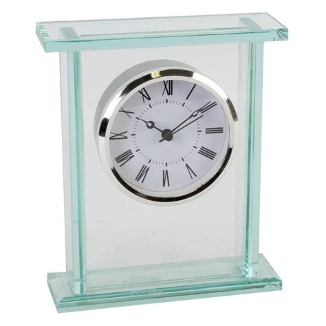 Widdop Quartz Glass Table Clock W2706