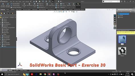 SolidWorks Basic Part Exercise YouTube