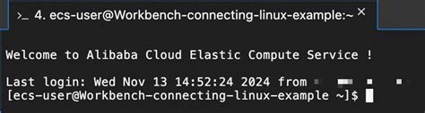 Use Workbench To Connect To A Linux Instance Over Ssh Elastic Compute