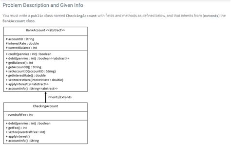 Solved Problem Description And Given Info You Must Write A Chegg