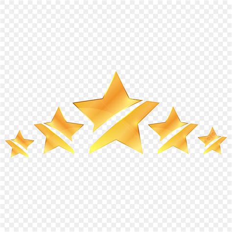 Five Star Review Vector Art Png Stylish Five Golden Star Vector Gold Star Five Star 5 Star