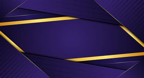Premium Vector Purple Gold Gradient Luxury Background