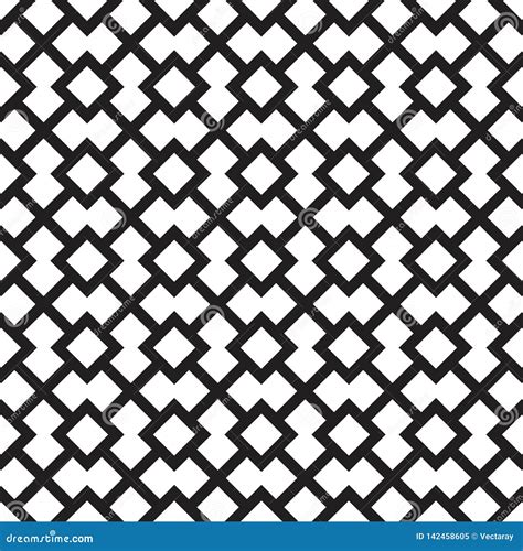 Seamless Vintage Lattice Pattern Background Stock Illustration