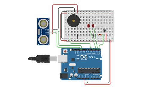 Circuit Design Arduino Security And Alarm System Tinkercad