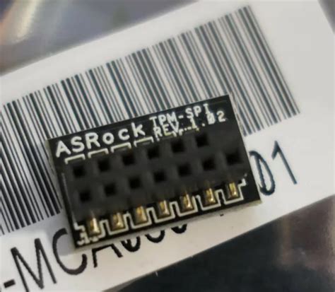 ASROCK TPM MODULE SPI Trusted Platform Module ASRock Pin PicClick UK