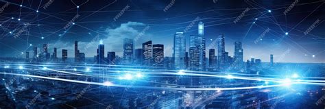 Premium Ai Image Smart Grid Energy Supply In Urban Area High Voltage Electricity Poles