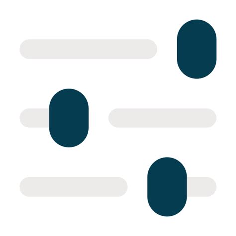 Setting Slider Gear Control Adjustment Switch Slide Icon