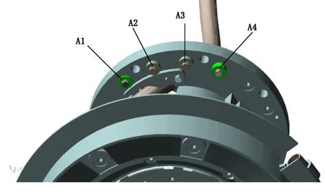 correction masses a1 a2 a3 and a4 on the correction plane of p1
