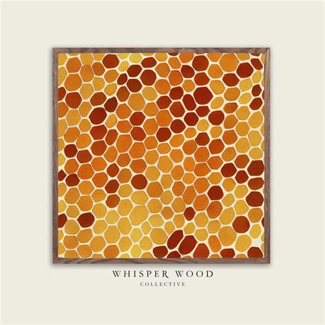 Honeycomb Repeating Pattern Instant Download Printable Art 134