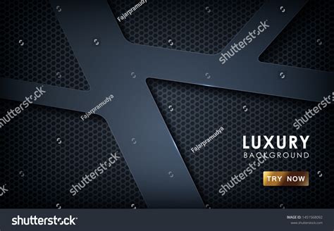 Black Overlap Background Vector Realistic Overlap Stock Vector Royalty Free 1451568092