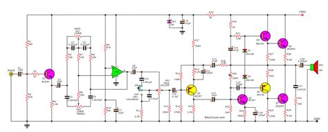 N Amplifier Circuit With PCB W ElecCircuit