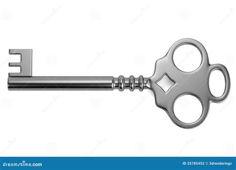 D Render Of Key Stock Illustration Illustration Of Object