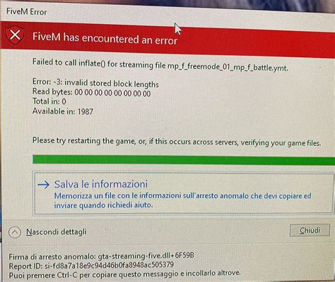 Fivem Crashes While Playing Fivem Client Support Cfx Re Community