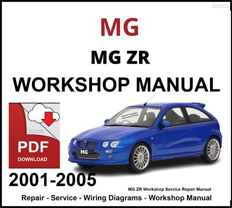 MG ZR Workshop Service Repair Manual 2001 2005 PDF
