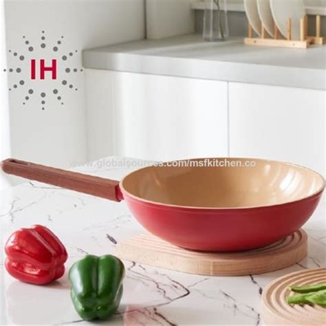 Buy Wholesale China 28cm Frypan Smooth Ceramic Coating Aluminum Alloy Frypan Nonstick Cooking