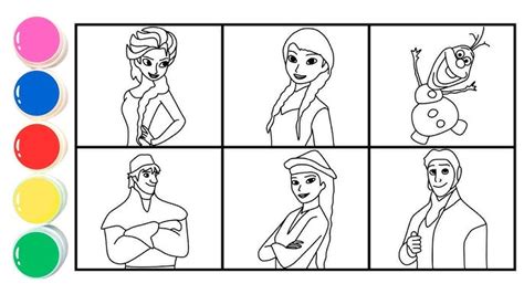 How To Draw Frozen Characters For Beginners