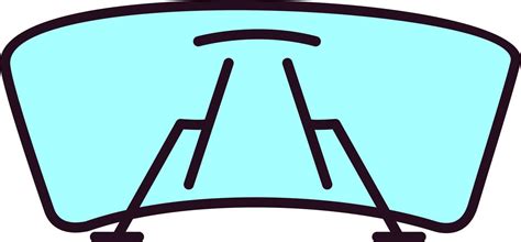 Windscreen Vector Icon 19604045 Vector Art At Vecteezy
