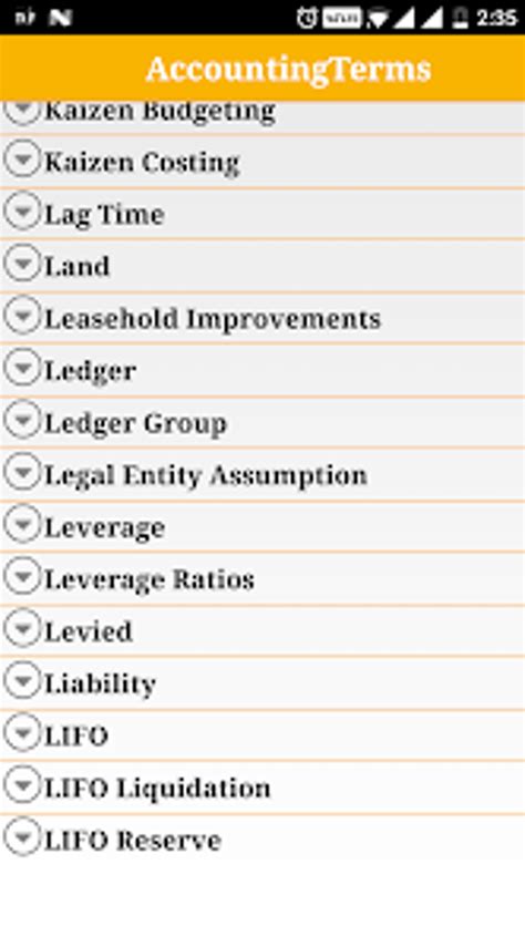 Accounting Terms For Android Download