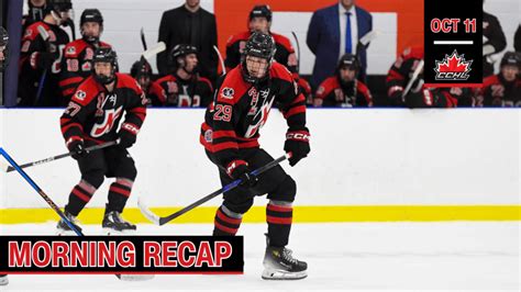 Morning Recap Cchl Central Canada Hockey League