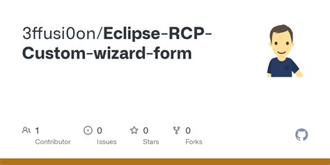 GitHub 3ffusi0on Eclipse RCP Custom Wizard Form