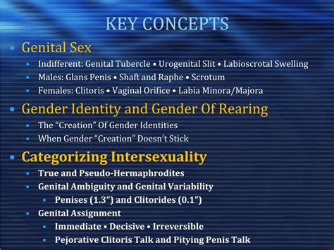 PPT Biology And Sex Genital Sex Gender Identity Creation Change Categorizing Intersexuality