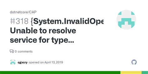 Systeminvalidoperationexception Unable To Resolve Service For Type Microsoftextensions