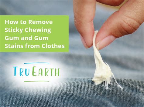How To Remove Sticky Gum